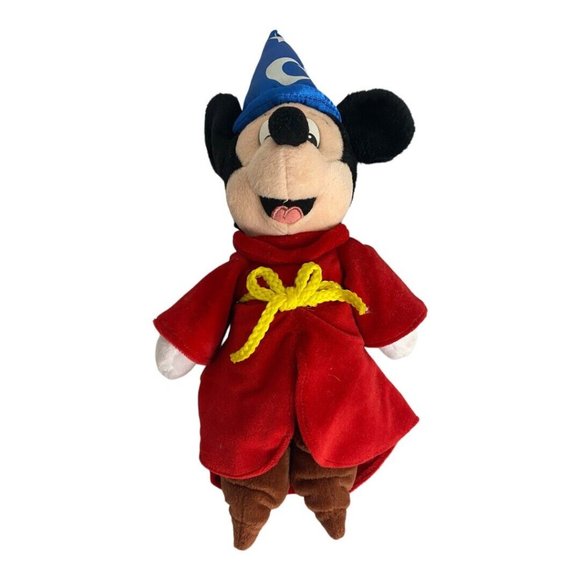 Disney | Toys | Walt Disney World Plush Fantasia Mickey Mouse Sorcerer ...